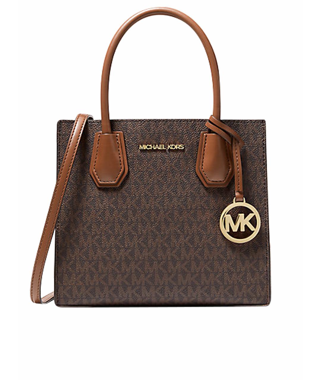 MICHAEL KORS Коричневая сумка с короткими ручками из искусственной кожи ...