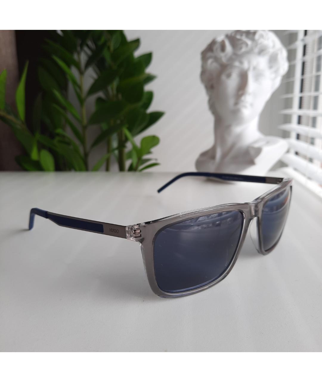HUGO BOSS Серые солнцезащитные очки для мужчин – купить в интернет ...