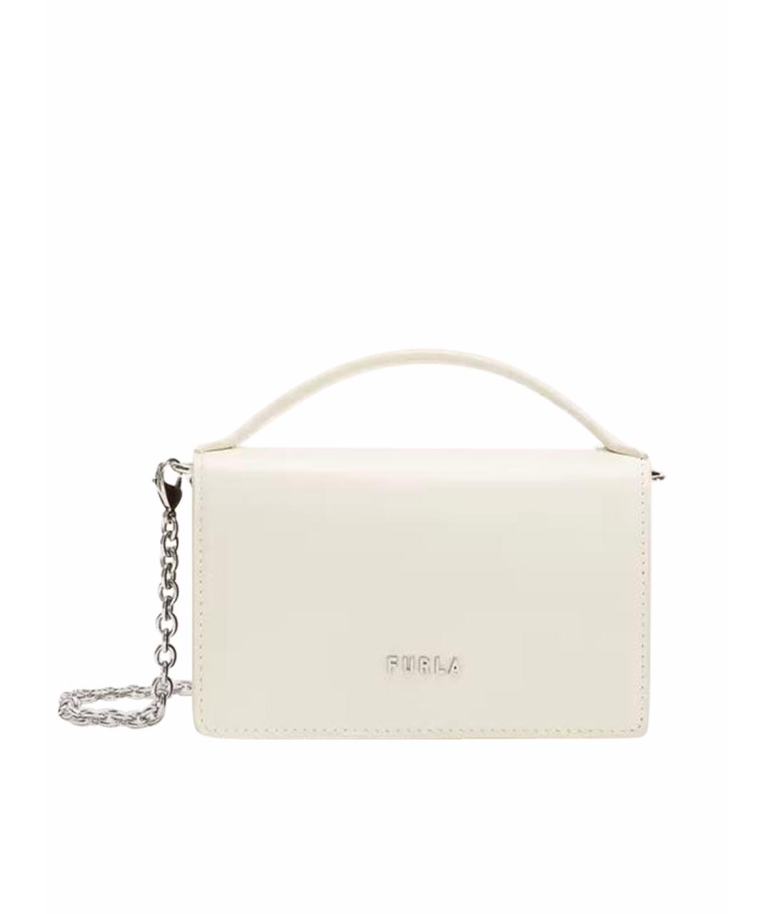 FURLA Белая кожаная сумка через плечо для женщин – купить в интернет ...