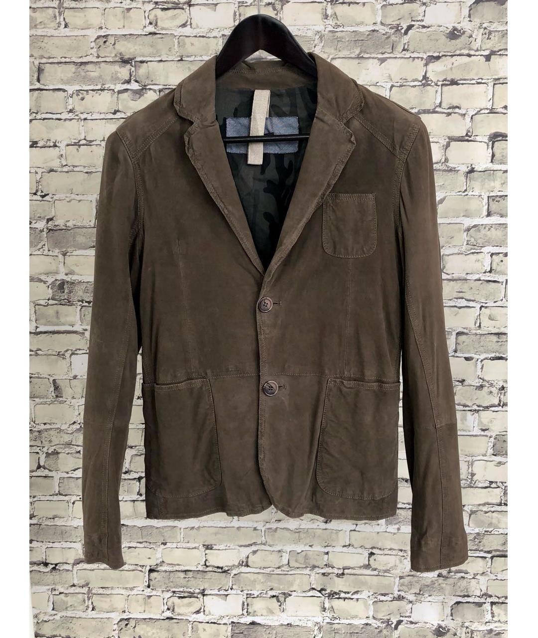 PAOLO PECORA Коричневый замшевый пиджак для мужчин – купить в интернет ...