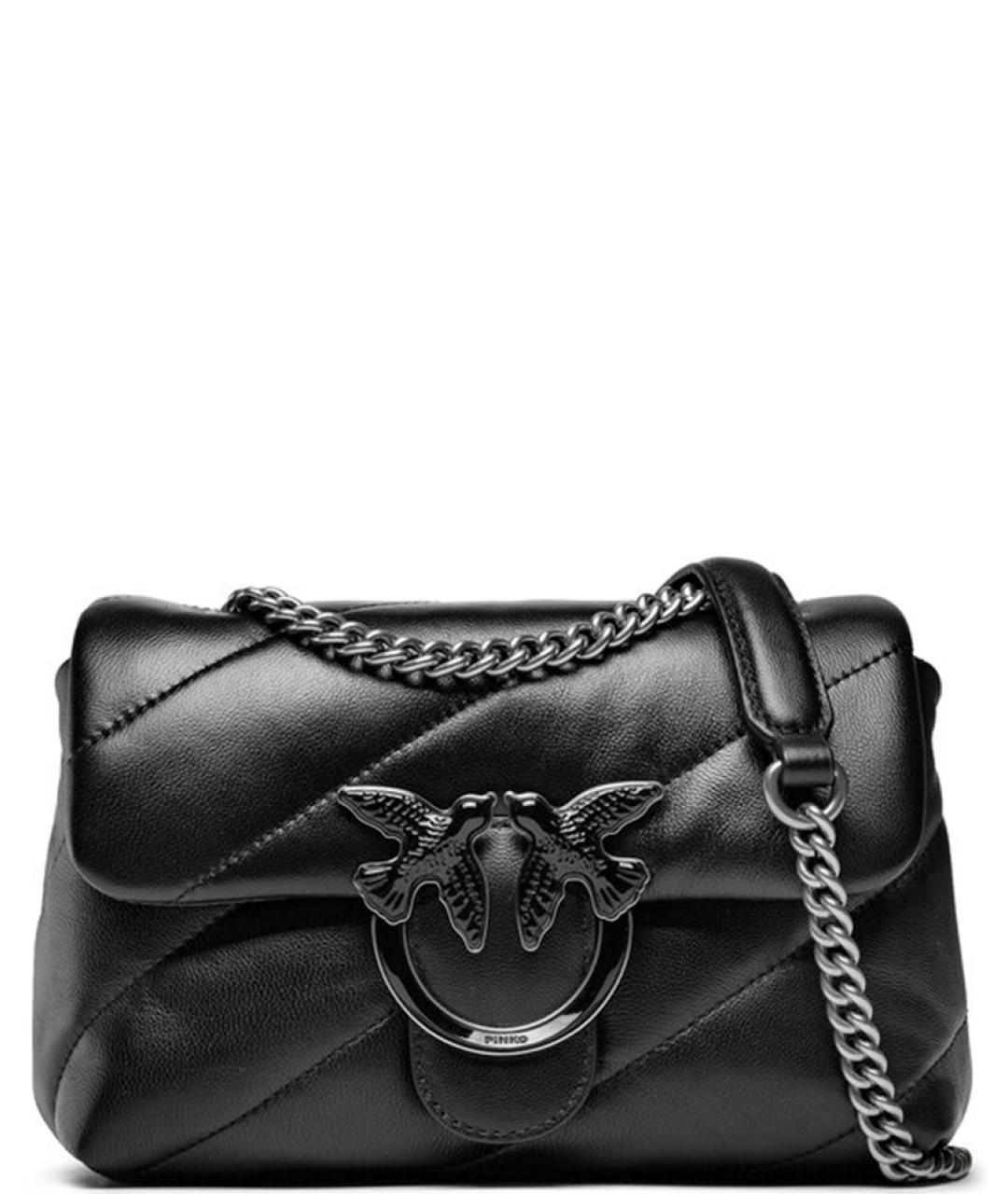 PINKO Черная кожаная сумка через плечо для женщин – купить в интернет ...