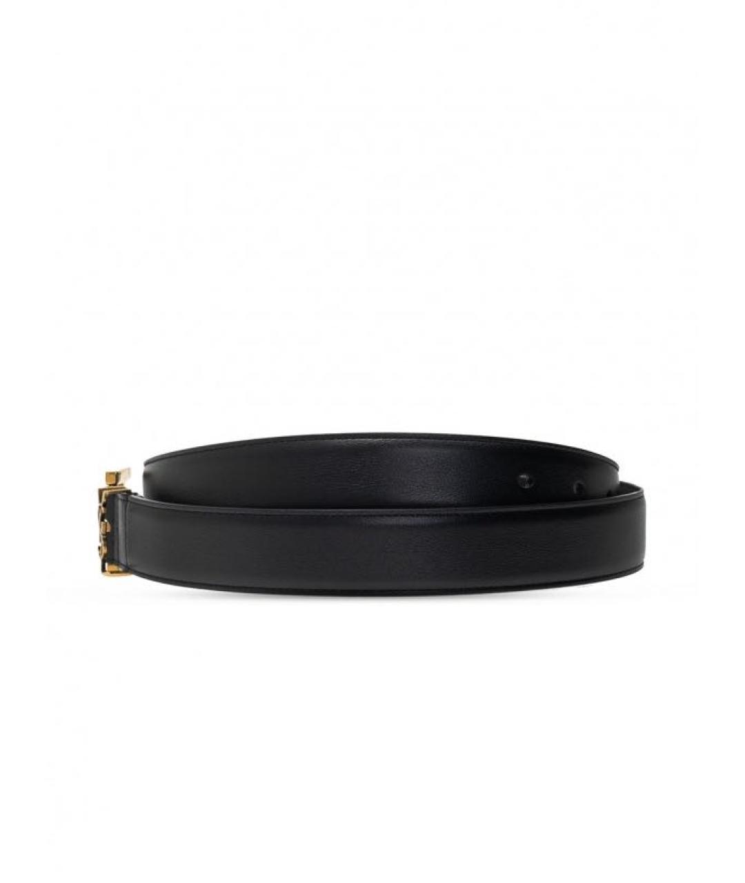 SAINT LAURENT Черный кожаный ремень для женщин – купить в интернет ...