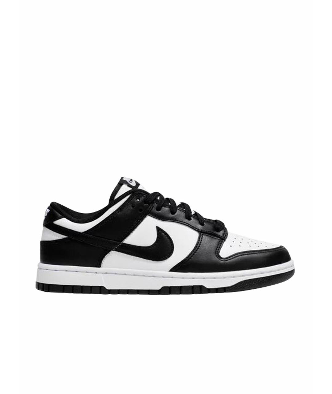 NIKE Черные кожаные кроссовки Dunk для женщин – купить в интернет ...
