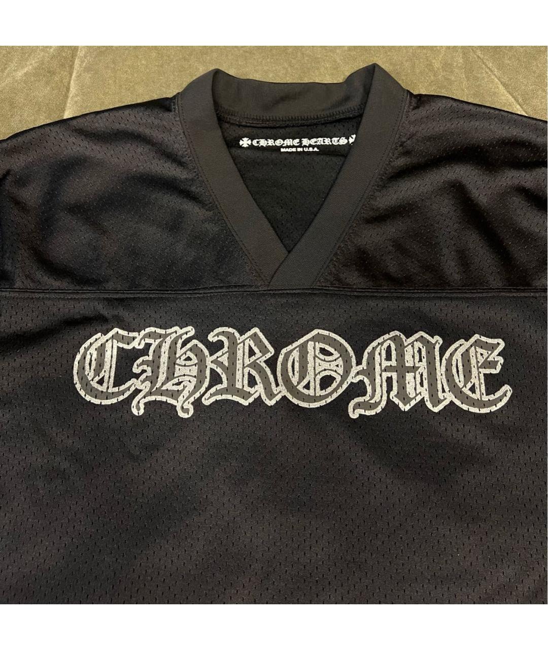 CHROME HEARTS Черная полиэстеровая футболка для женщин – купить в ...