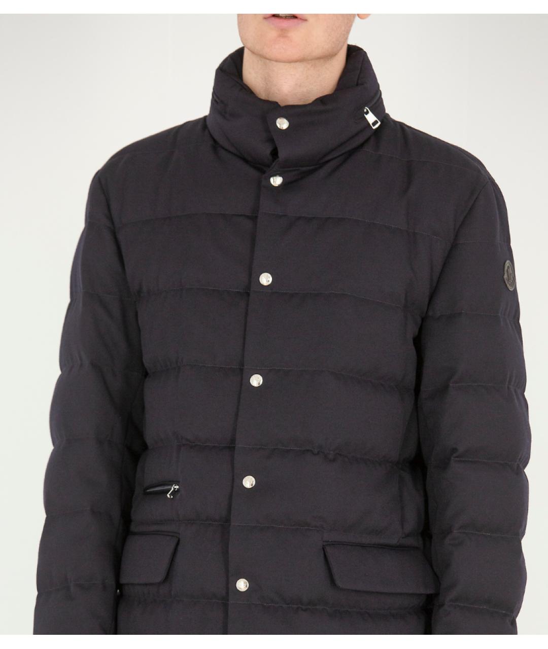 MONCLER Синий шерстяной пуховик для мужчин – купить в интернет магазине ...
