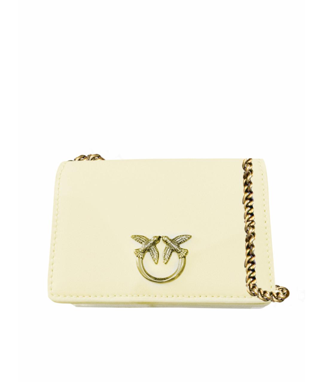 PINKO Белая кожаная сумка через плечо для женщин – купить в интернет ...