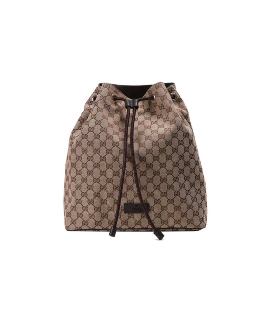 GUCCI Коричневый тканевый рюкзак для женщин – купить в интернет ...