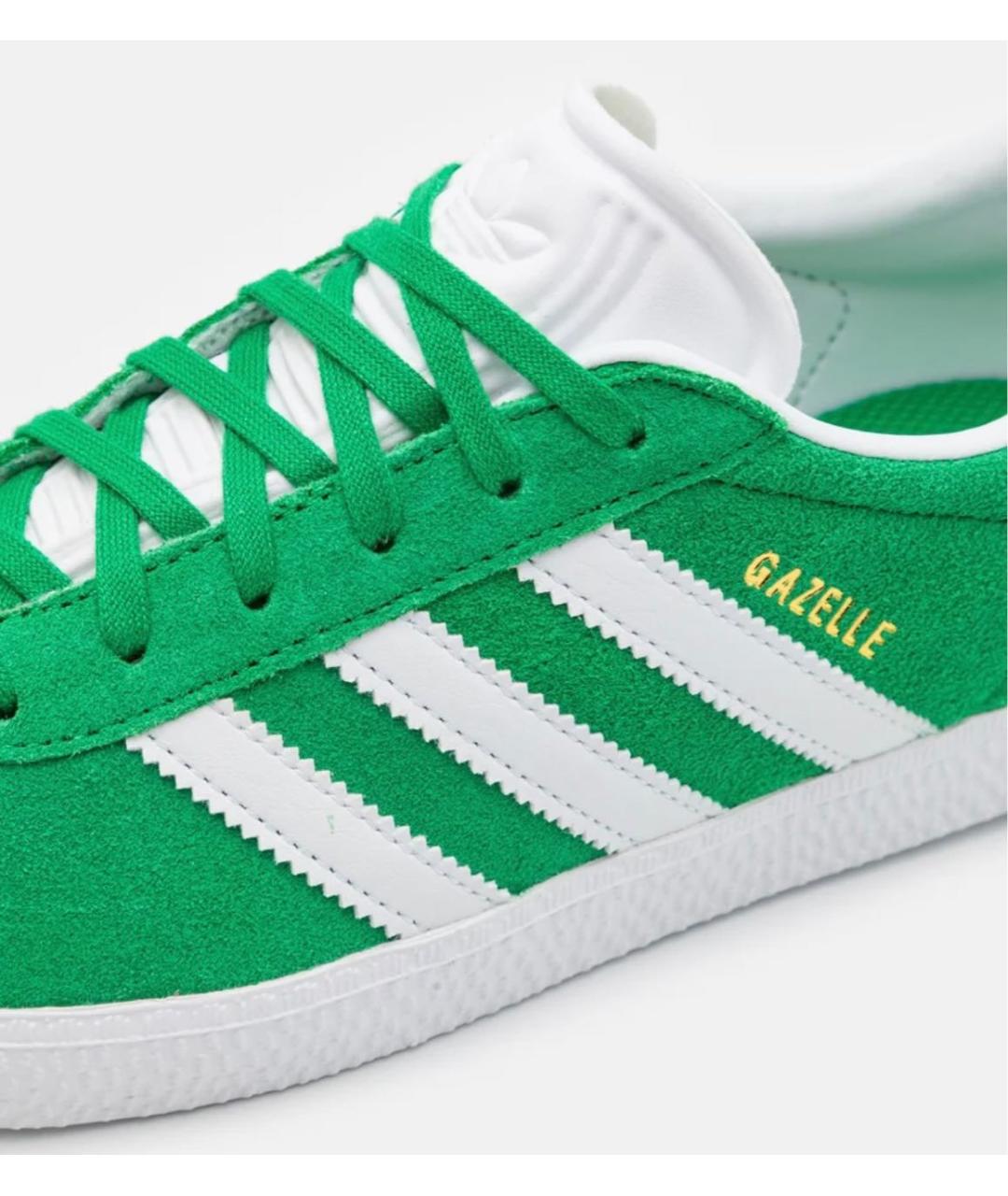 ADIDAS Зеленые замшевые кеды Gazelle для женщин – купить в интернет ...