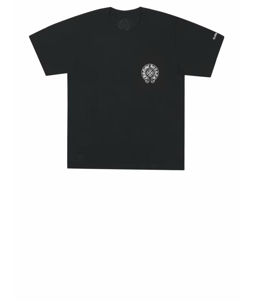 CHROME HEARTS Черная хлопковая футболка для мужчин – купить в интернет ...