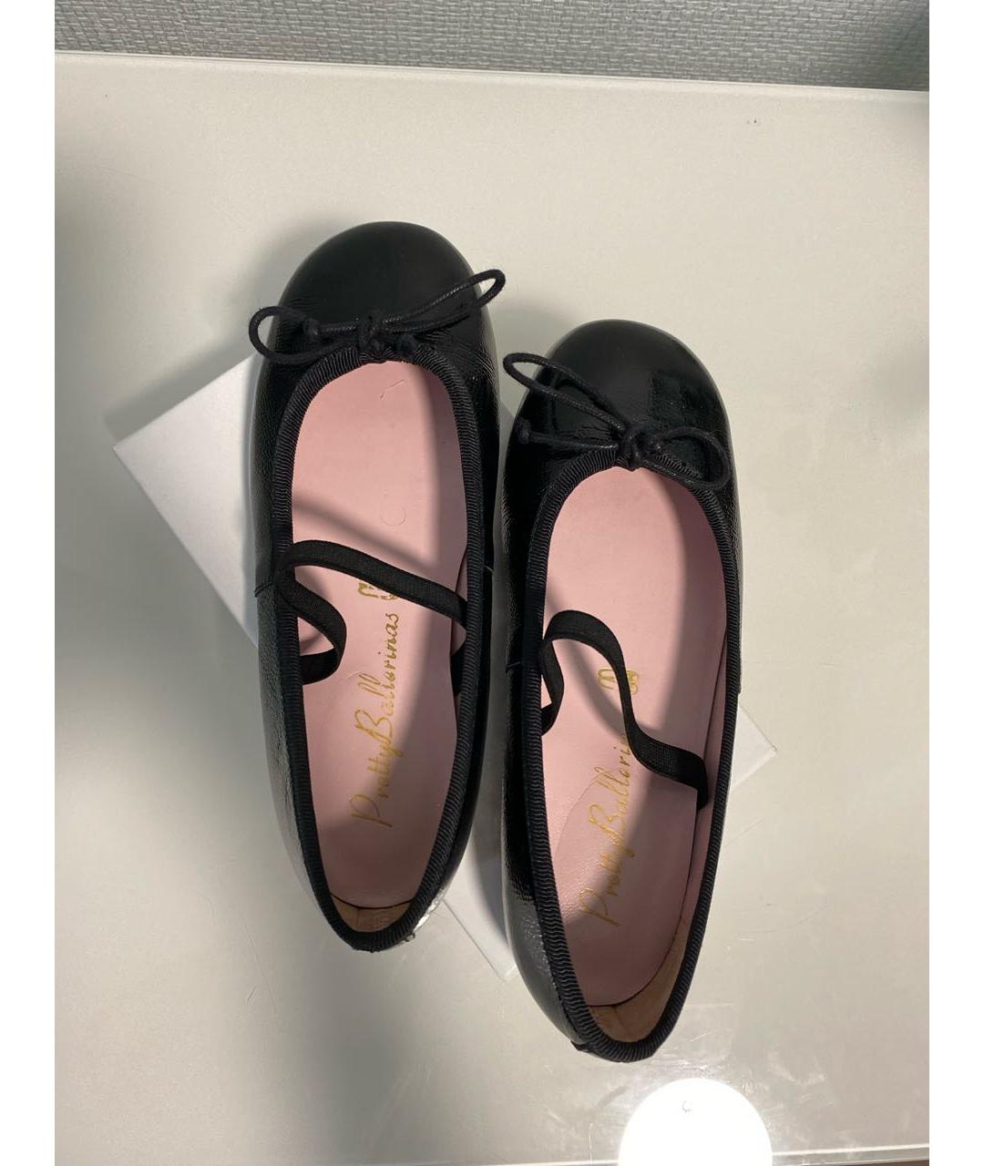 PRETTY BALLERINAS KIDS Черные кожаные балетки для детей – купить в ...
