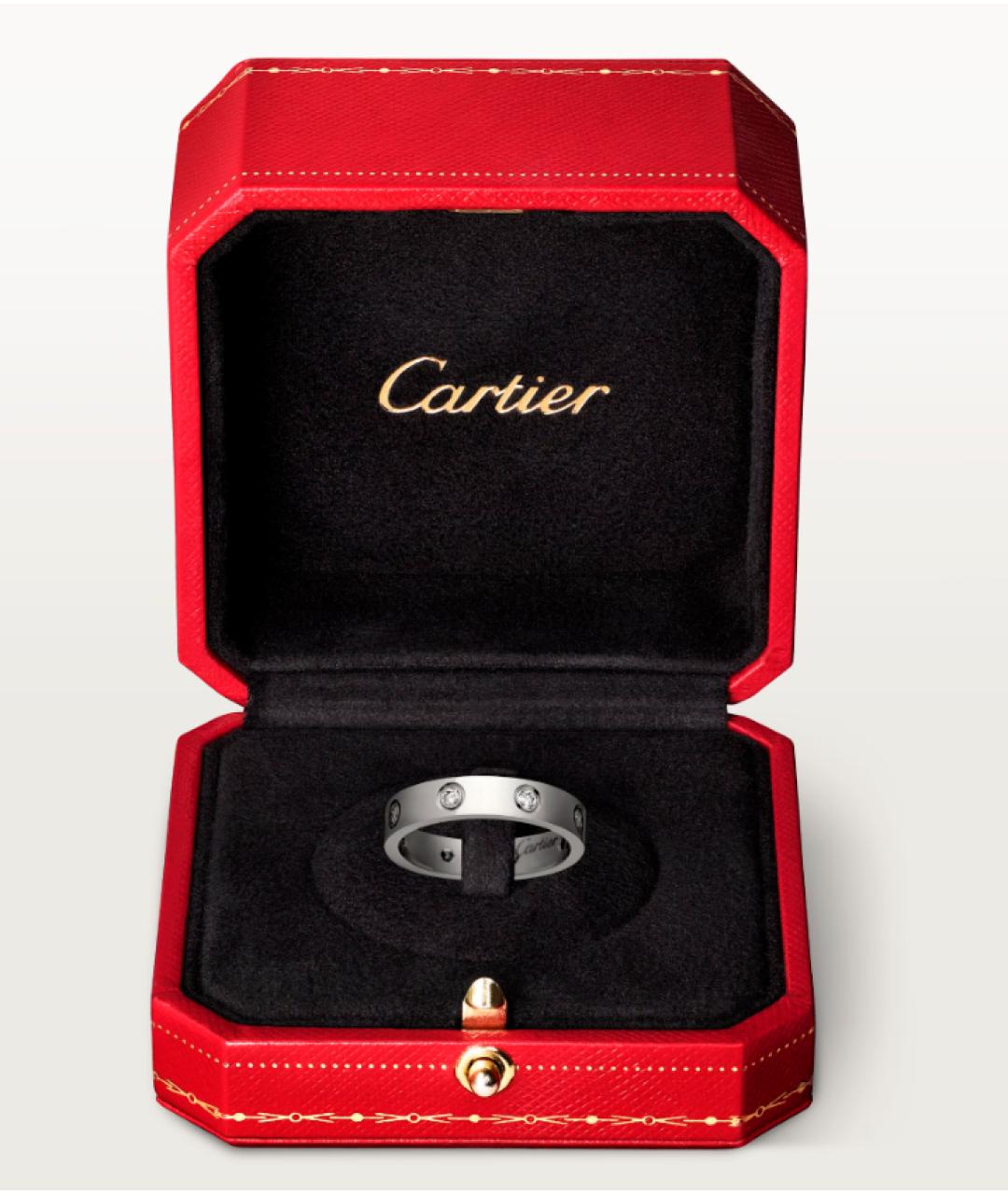 CARTIER Кольцо из белого золота Love для женщин – купить в интернет ...