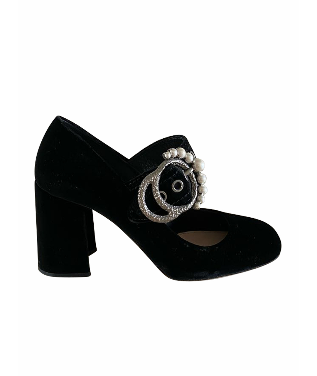 Miu Miu Черные замшевые туфли для женщин купить в интернет магазине с доставкой