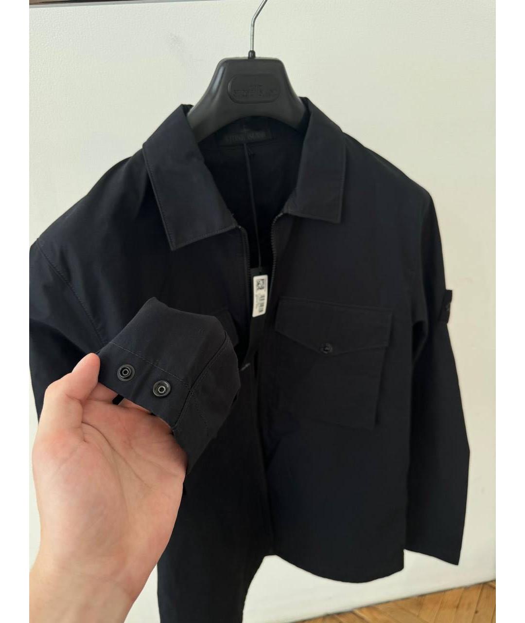 STONE ISLAND Черная куртка для мужчин – купить онлайн с доставкой