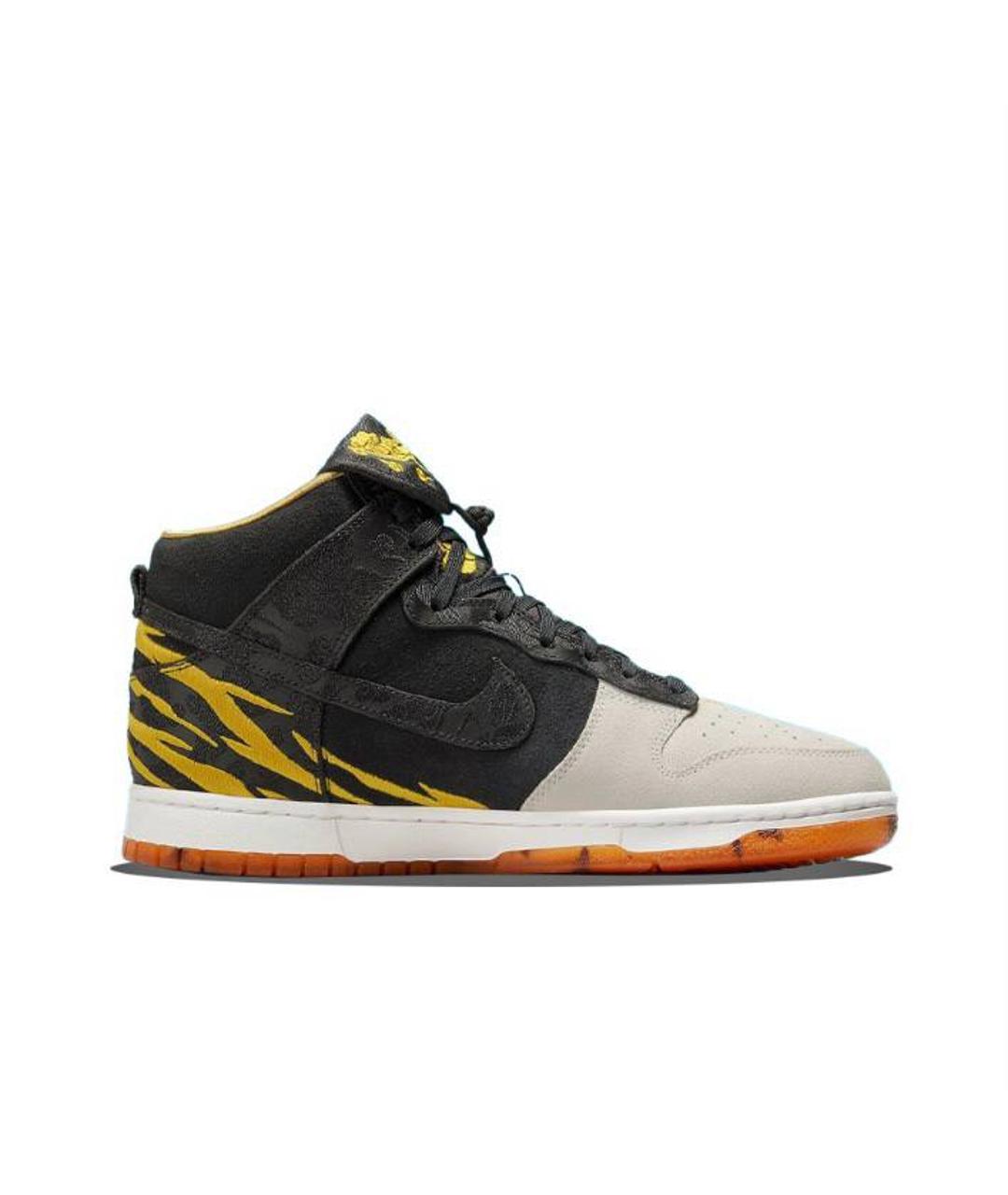 NIKE Черные кожаные кроссовки Dunk для женщин – купить в интернет ...