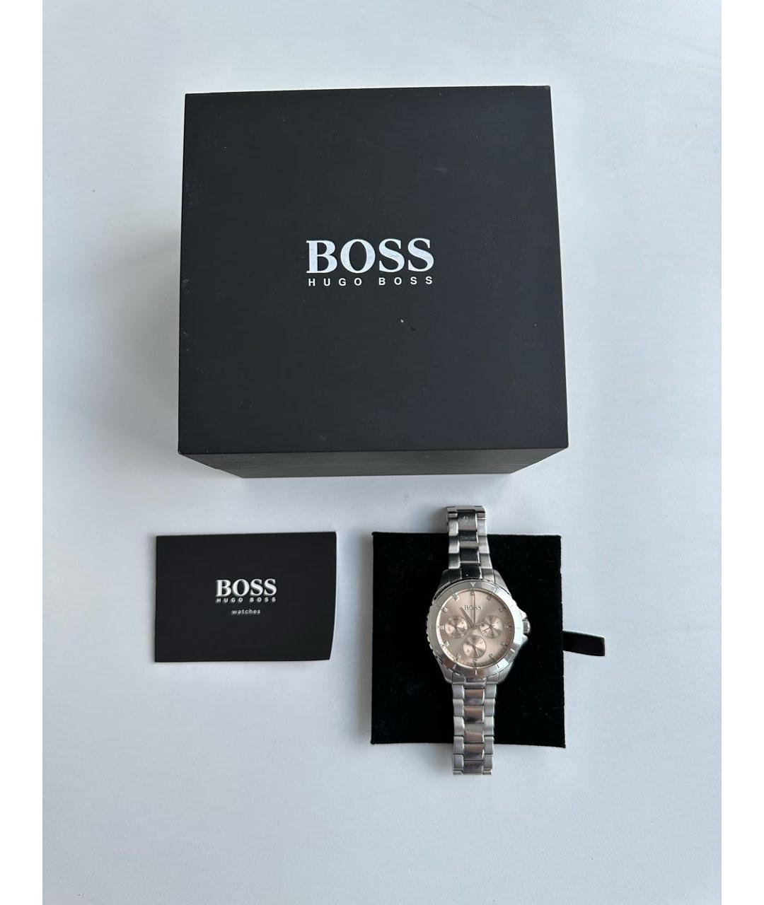 HUGO BOSS Серебряные стеклянные часы для женщин – купить в интернет ...
